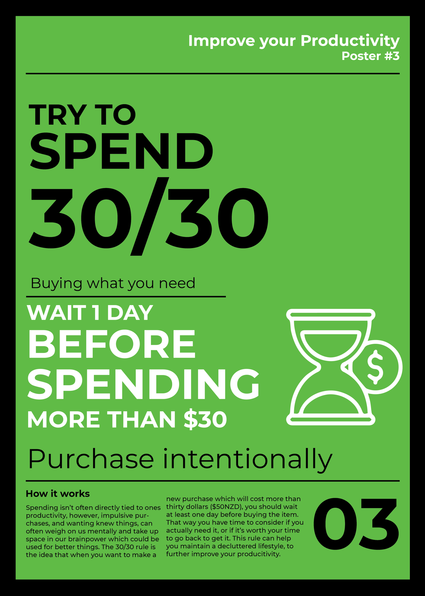 Creating The Productivity Posters – experiments in performance. – Max ...