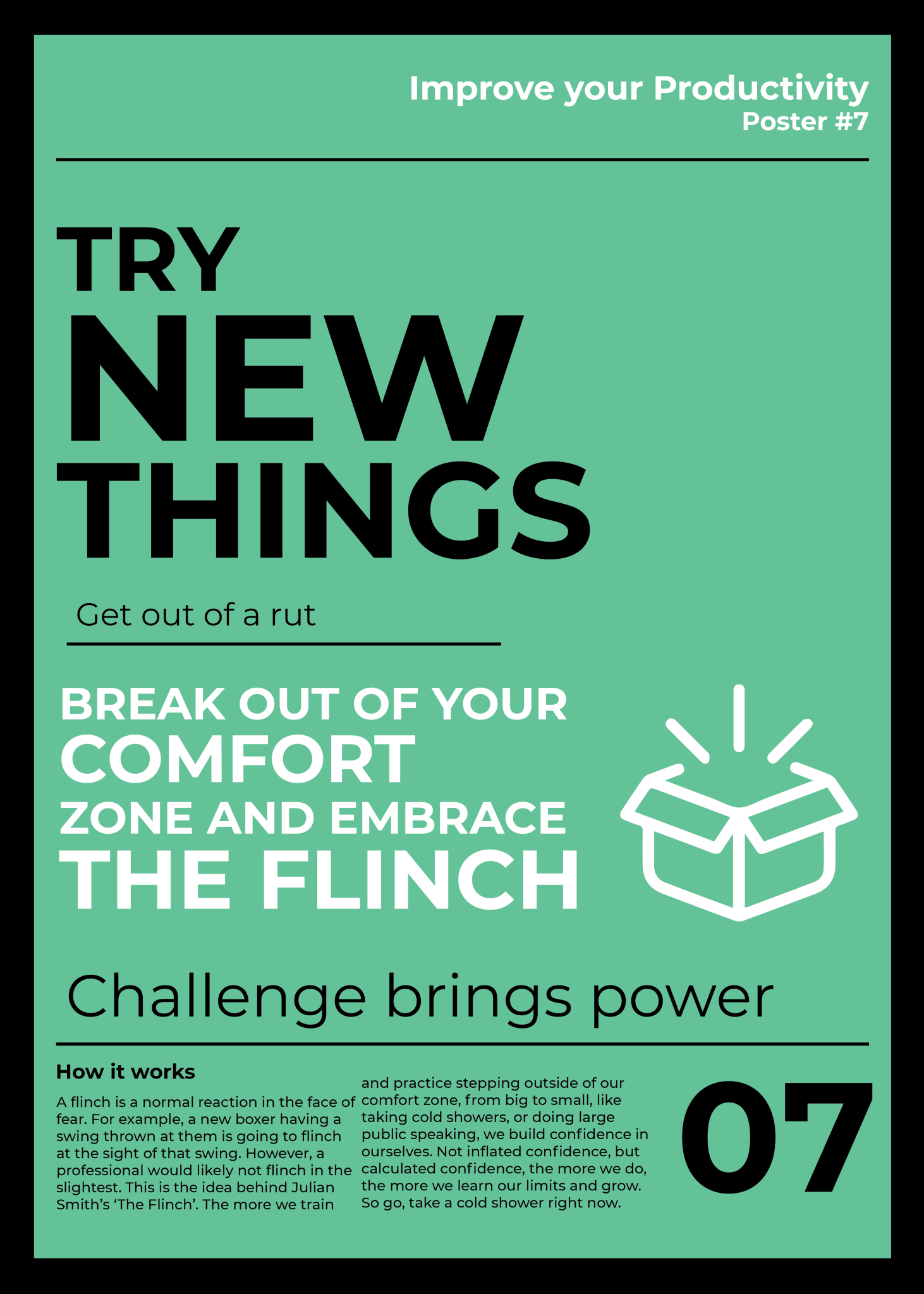 Productivity Posters – experiments in performance. – Max Killoh Creative